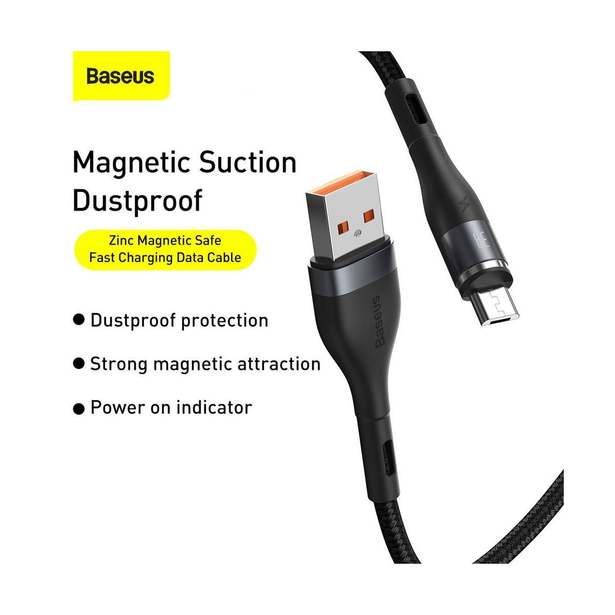 Baseus Zinc Magnetic USB to Micro 2.4A 1m Cable Price in Pakistan with ...