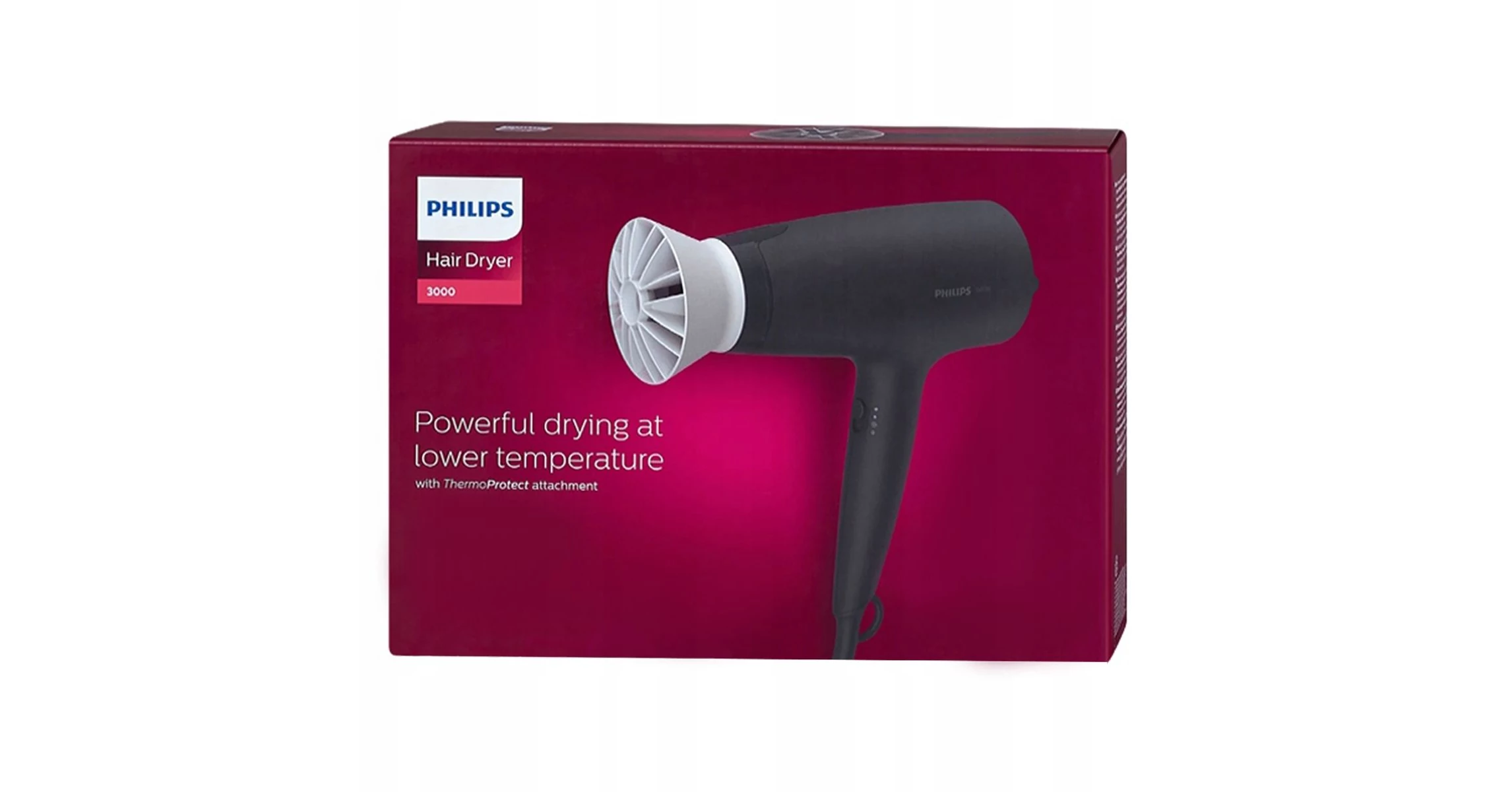 Philips 3000 Series hajszárító BHD302/00 1600W, fekete EU | Vásárolj ...